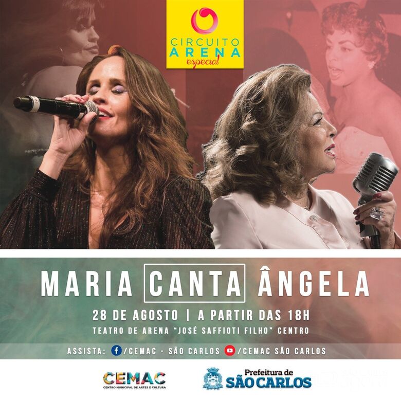 Domingo tem Circuito Arena Especial em homenagem a Ângela Maria - São ...