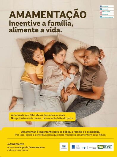 Semana Mundial Da Amamentação Envolve A Família Para Garantir O Sucesso