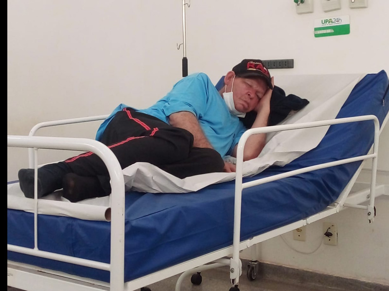 Idoso está na UPA Santa Felícia há 3 dias aguardando transferência para ...