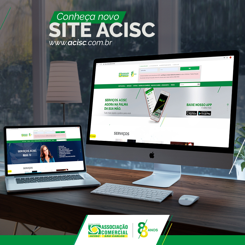 Em fase de modernização, Acisc lança novo site - São Carlos Agora